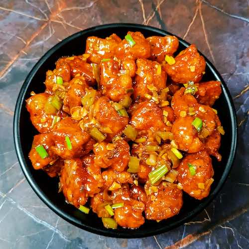 How to make gobi (cauliflower) manchurian dry, restaurant style ...